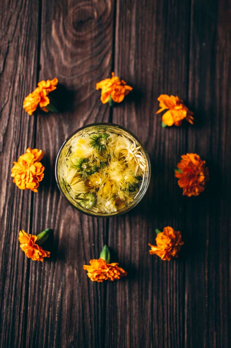 How to Make Calendula Tea • Schisandra & Bergamot