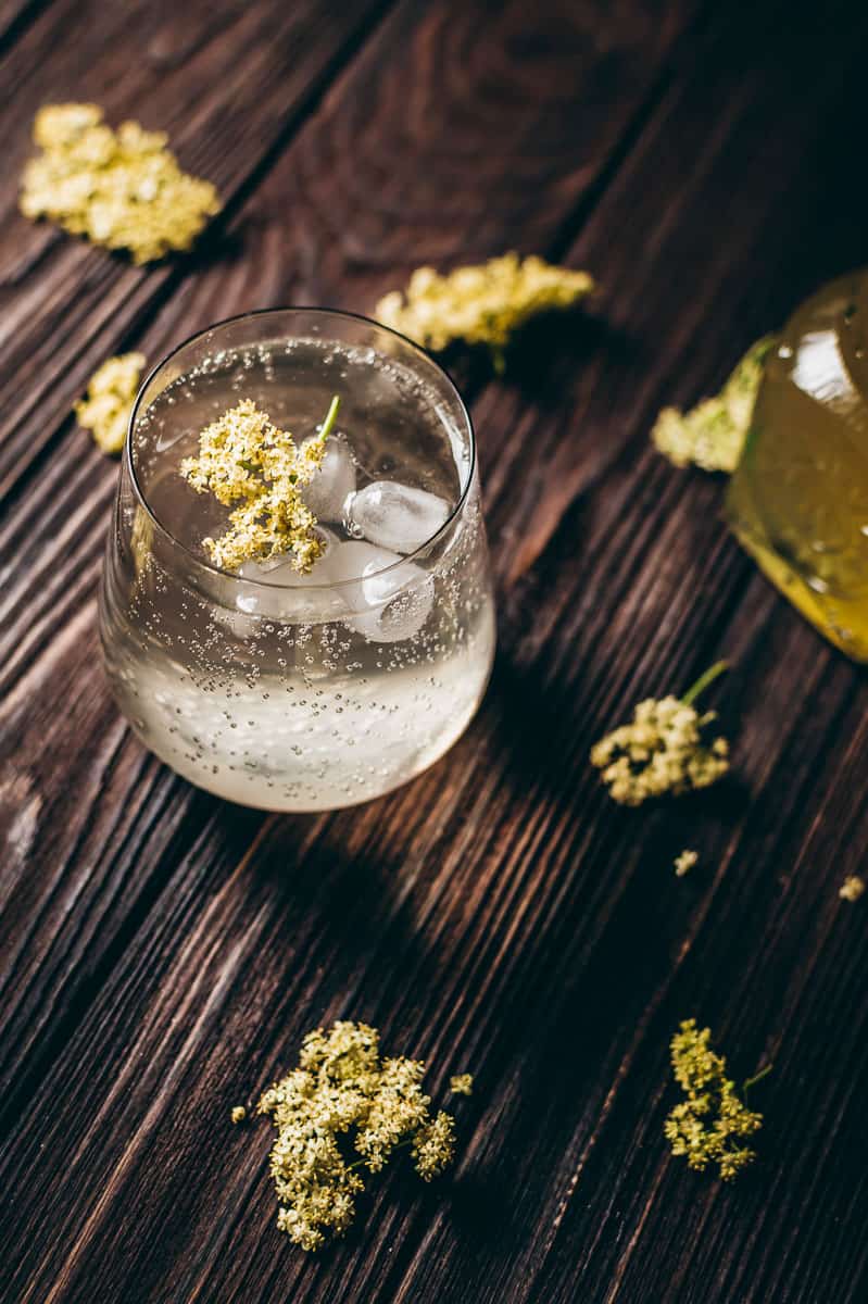 Elderflower Fizz Mocktail • Schisandra & Bergamot