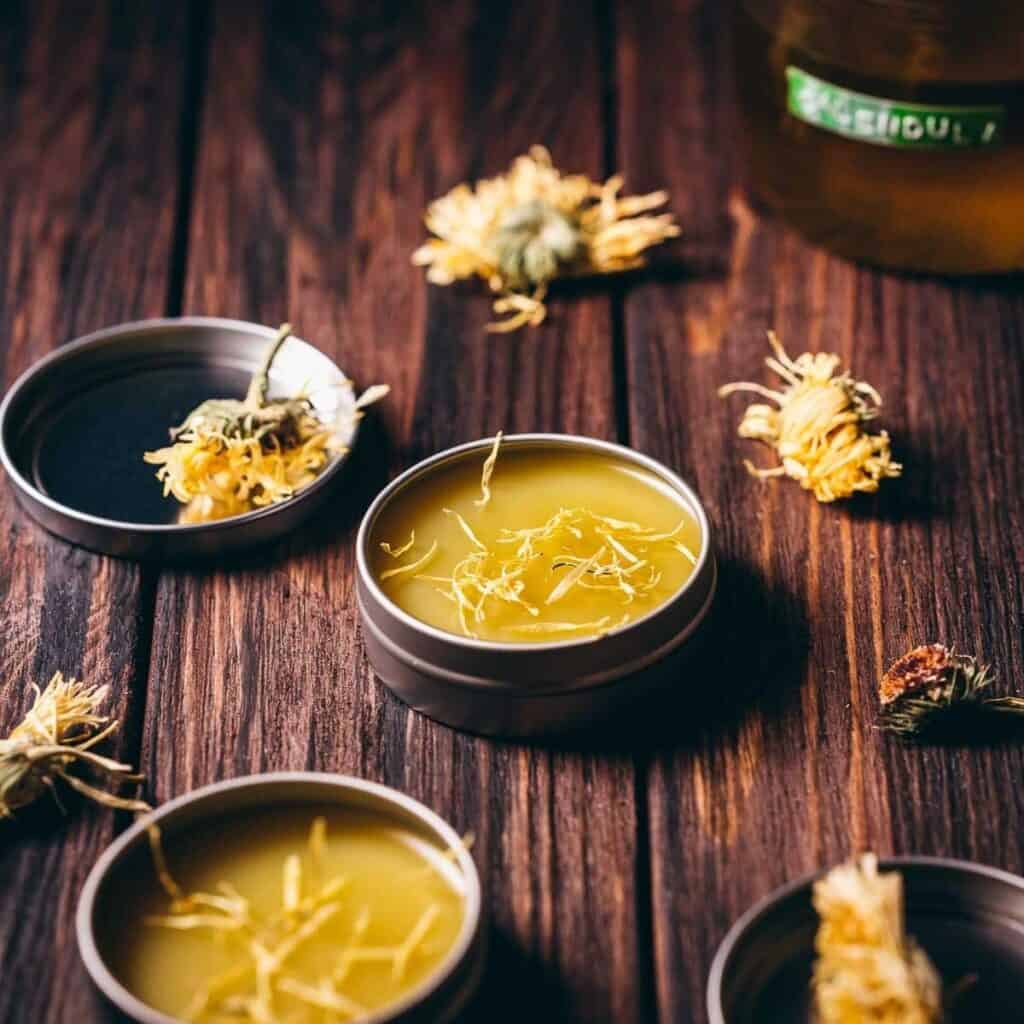 Natural Calendula Lip Balm Recipe • Schisandra & Bergamot