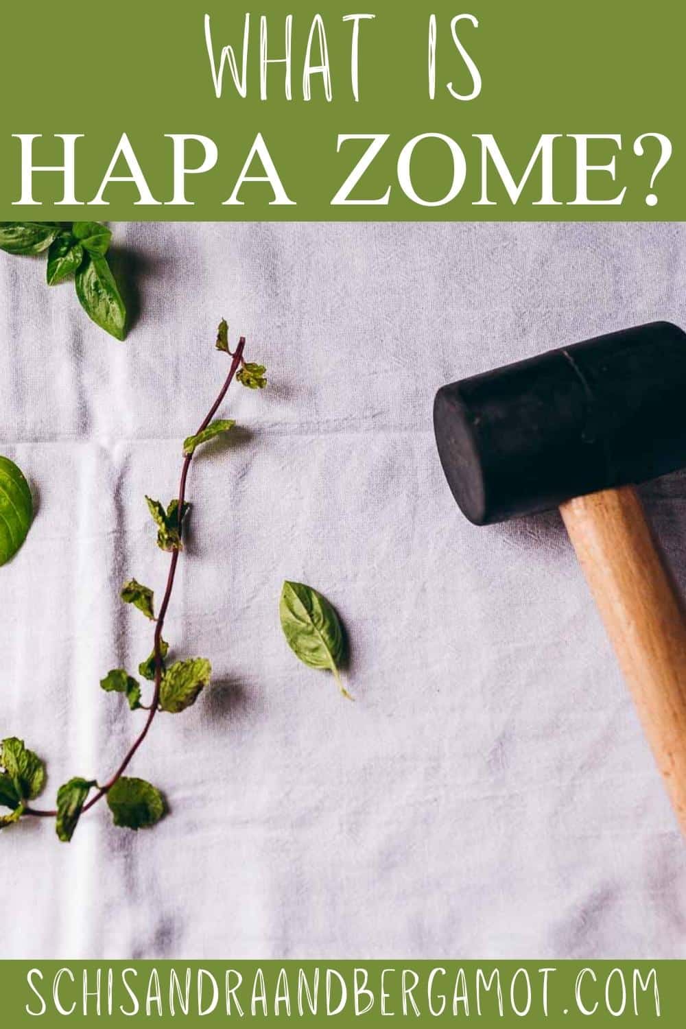 Hapa Zome • Schisandra & Bergamot