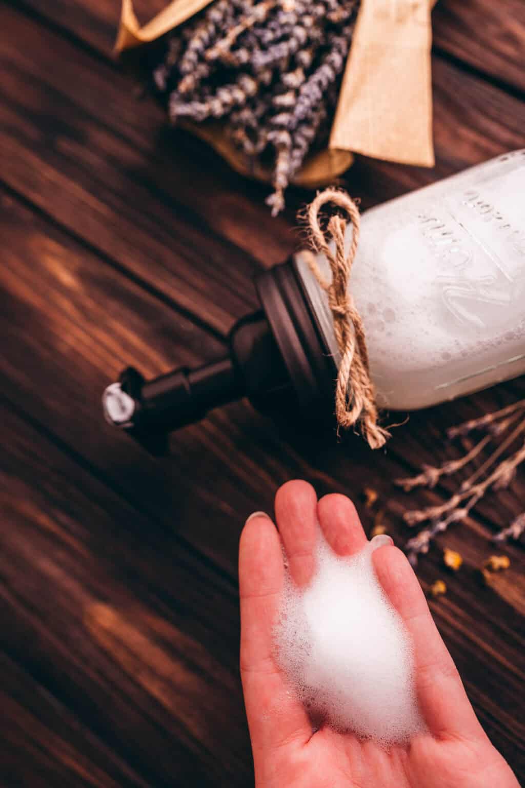 DIY Lavender and Chamomile Foaming Hand Soap Recipe • Schisandra & Bergamot